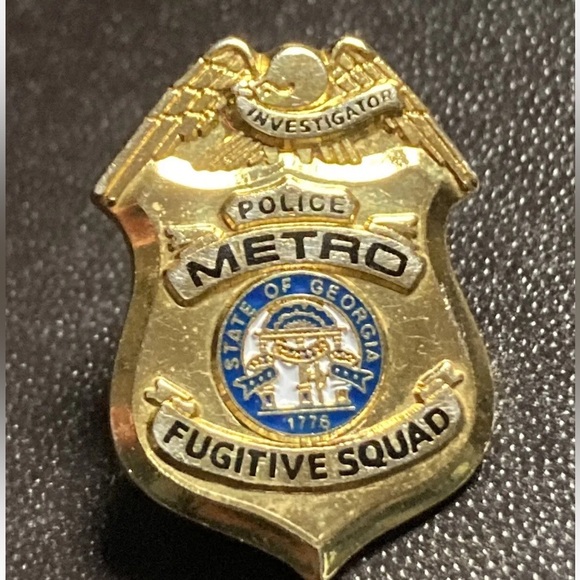 Accessories | Vintage Metro Police State Of Ga Investigator Fugitive ...